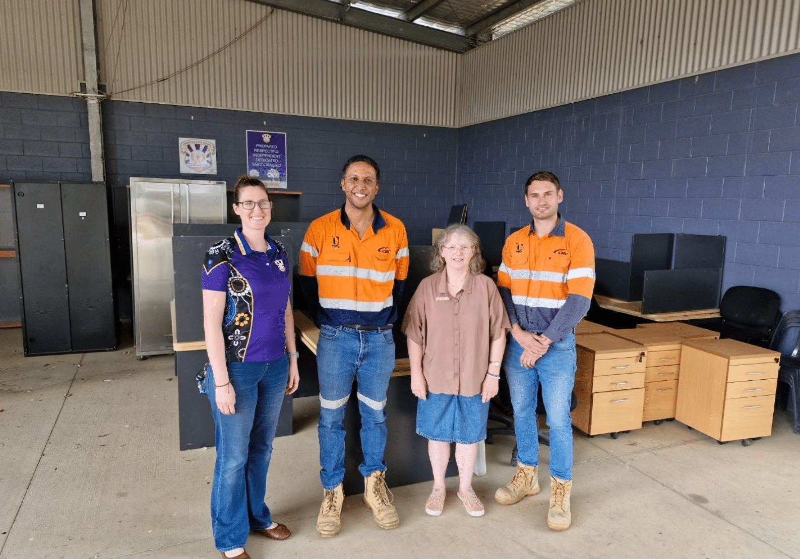 Furniture Donation to Wheatvale State School - CMC
